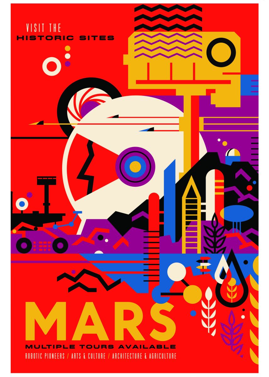 Posters Reimagine NASA as a Travel Agency for Space - InsideHook