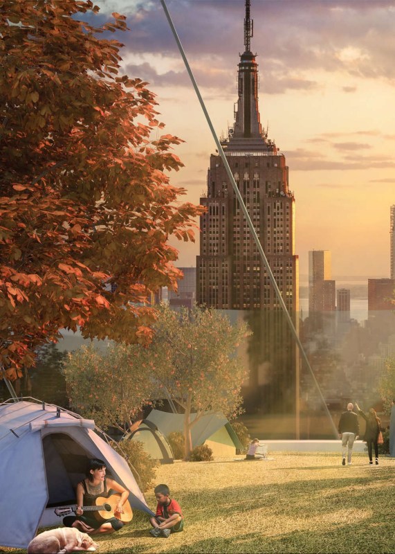 Simulate Camping in the Wild in This Skyscraper - InsideHook