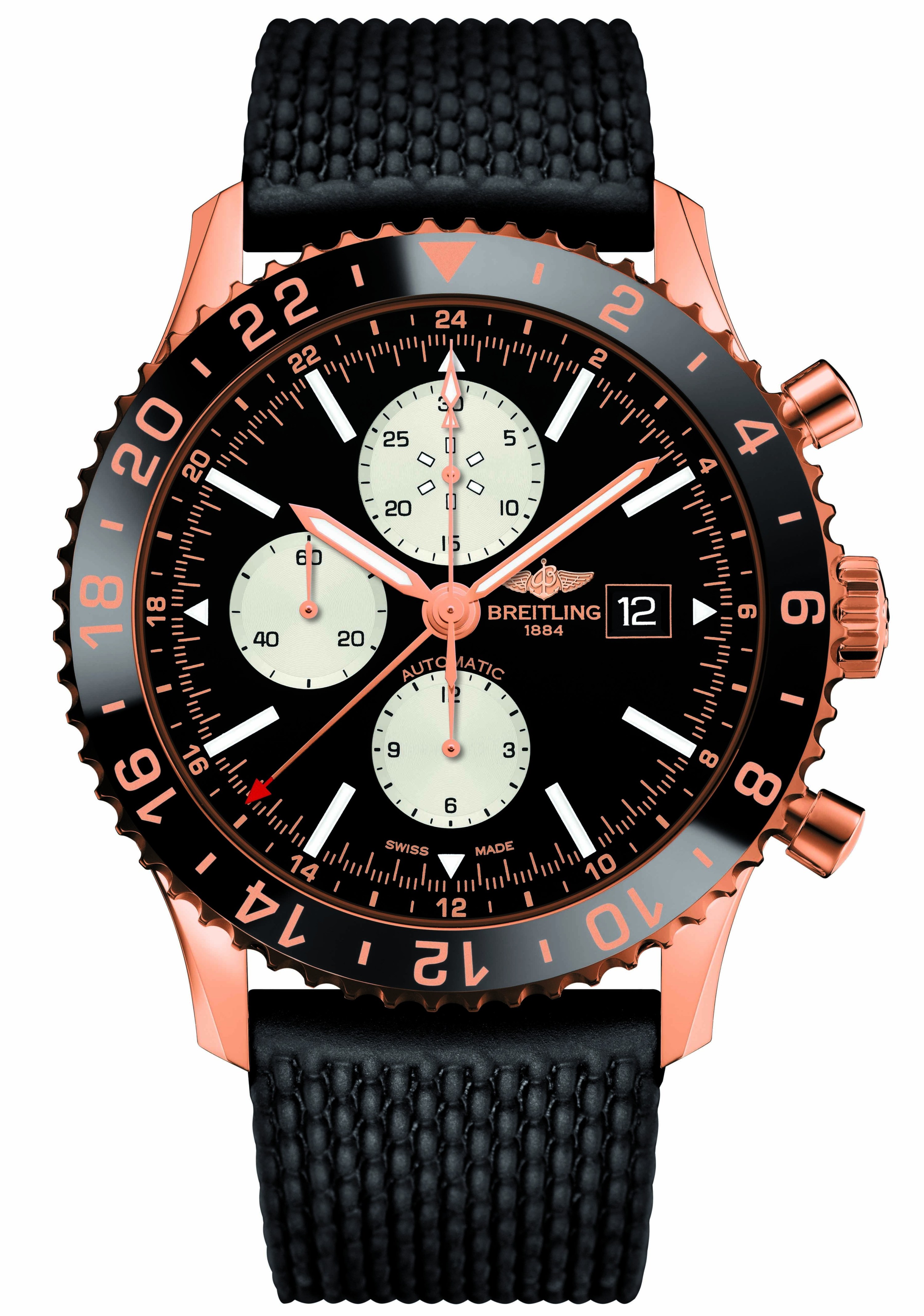 Breitling Unveils Limited-Edition Rose Gold Chronoliner Watch - InsideHook