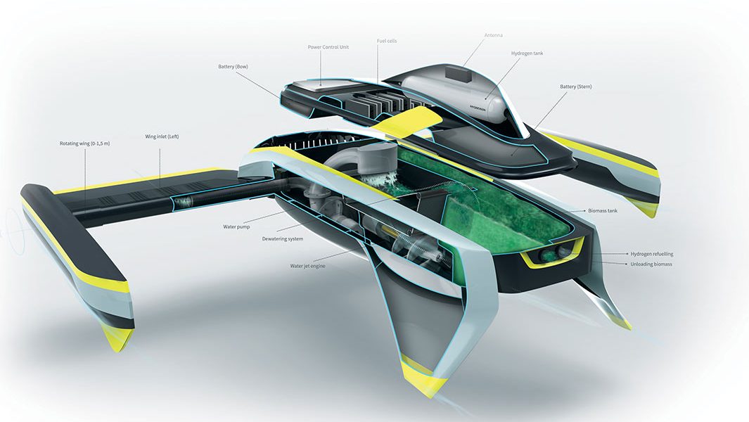 Swedish Designer Builds 'Yacht' That Turns Algae Into Biofuel - InsideHook