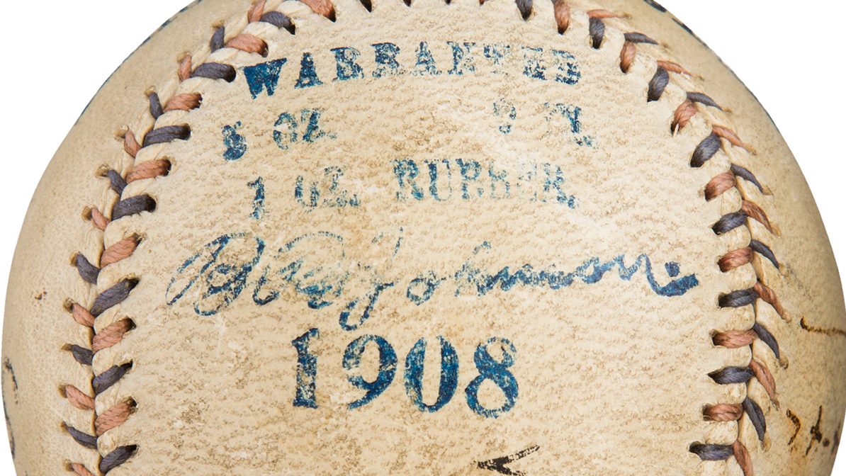 Buy the "Final Out" Ball From the Cubs' 1908 World Series Win - InsideHook