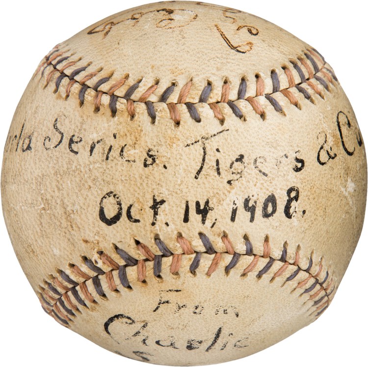 Buy the "Final Out" Ball From the Cubs' 1908 World Series Win - InsideHook