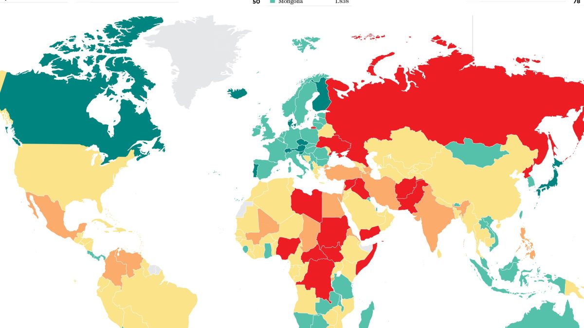 Global Peace Index Report Reveals the World's Most Peaceful Countries ...
