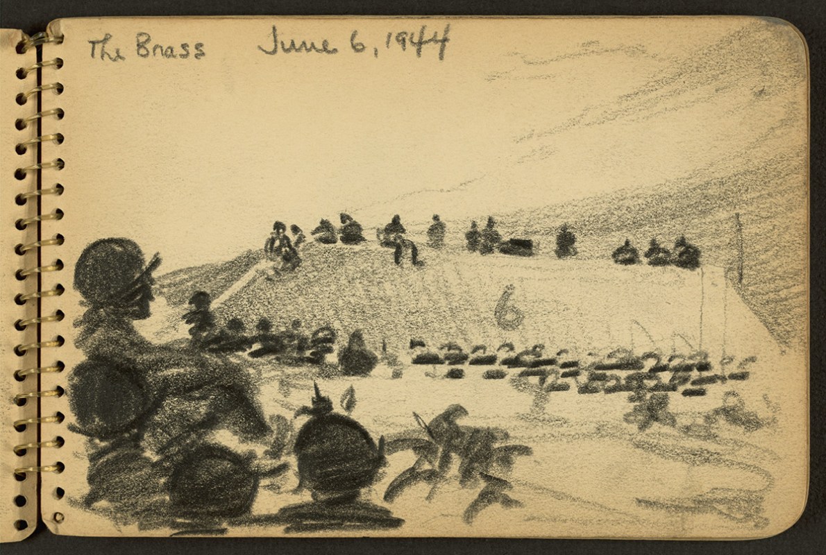 Victor Lundy's WWII Sketches Show Different Side of War - InsideHook