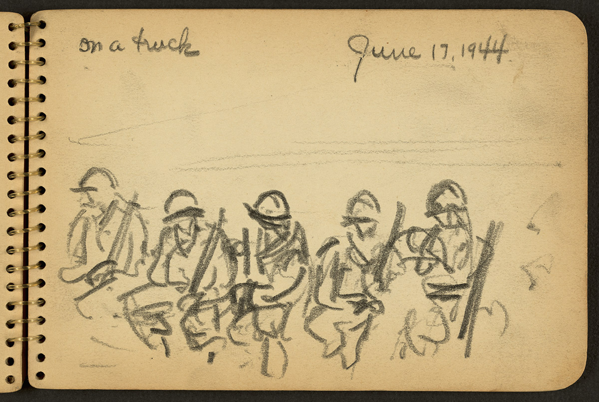 Victor Lundy's WWII Sketches Show Different Side of War - InsideHook