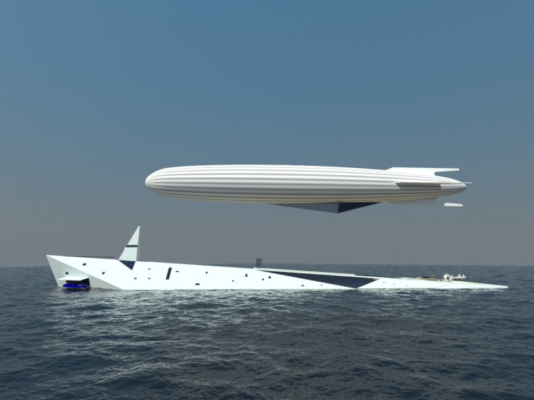Designer Dreams Up Superyacht That Doubles as Zeppelin Terminal ...