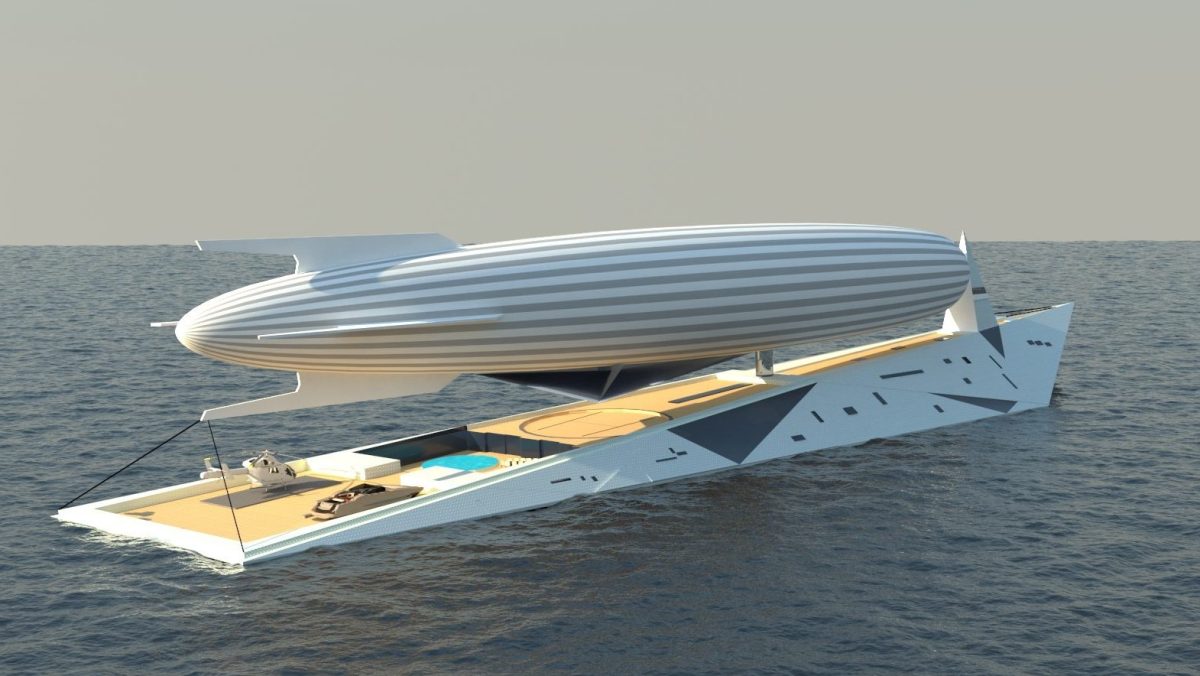 Designer Dreams Up Superyacht That Doubles as Zeppelin Terminal ...