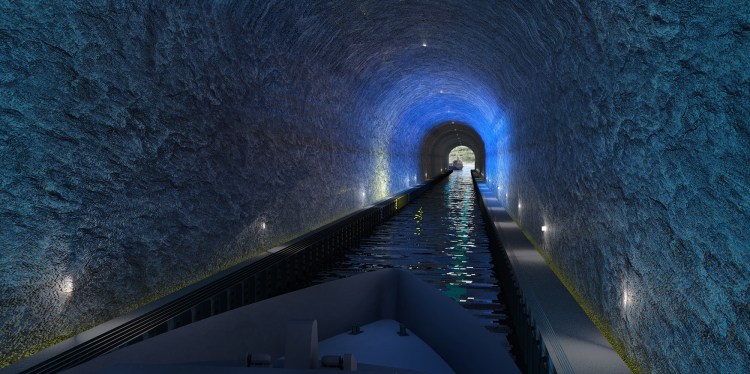 Norway Plans the World's First Ship Tunnel - InsideHook