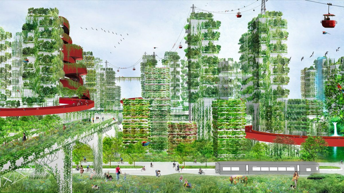 Architect Imagines Entire City Covered in Trees to Combat Air Pollution ...
