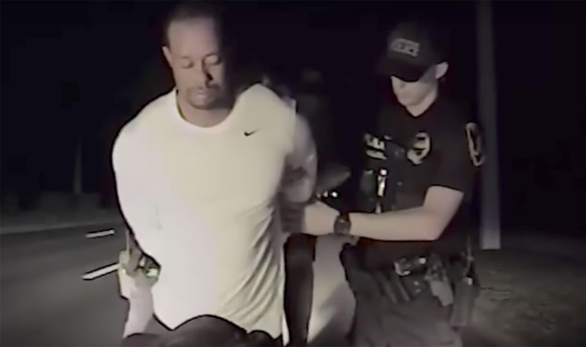 Police Release Tiger Woods' Dashcam Arrest Footage - InsideHook