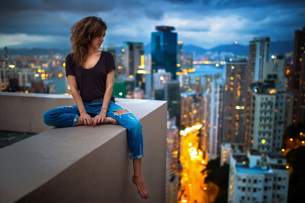 Models Strike a (Perilous) Pose on Rooftops Around the World - InsideHook