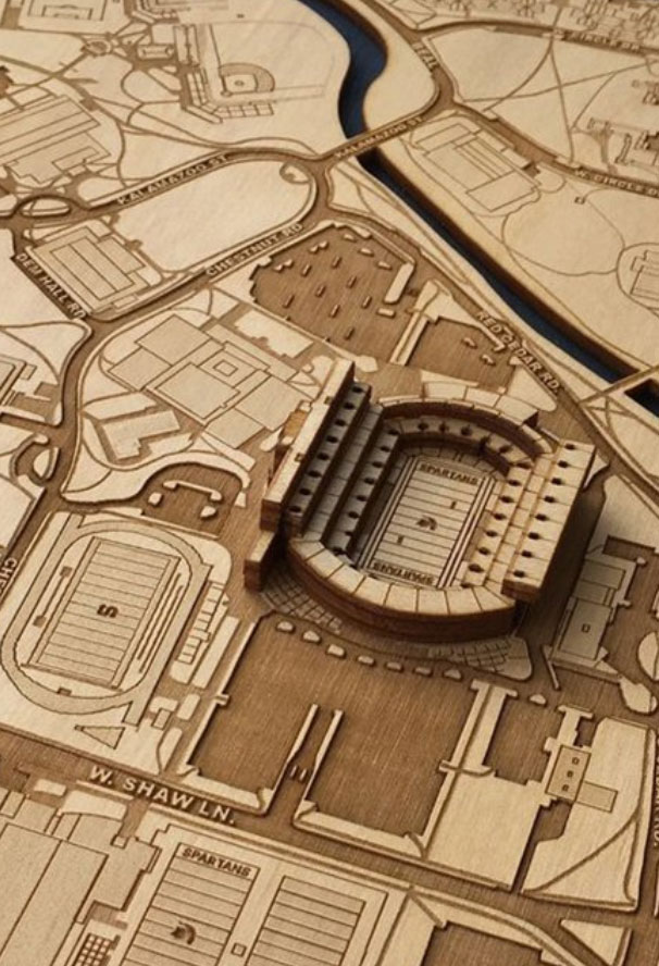 Stadium Map Art - InsideHook