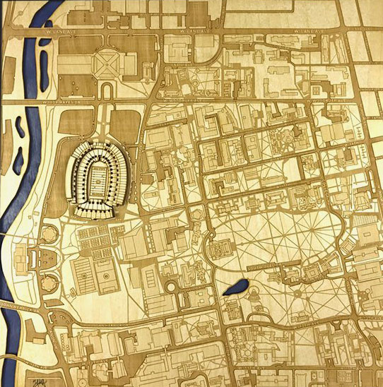 Stadium Map Art - InsideHook