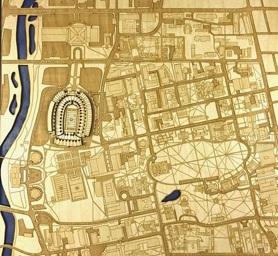 Stadium Map Art - InsideHook