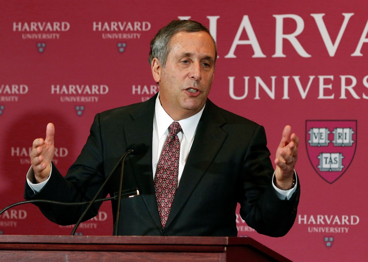 Lawrence Bacow to Become Harvard's New President - InsideHook
