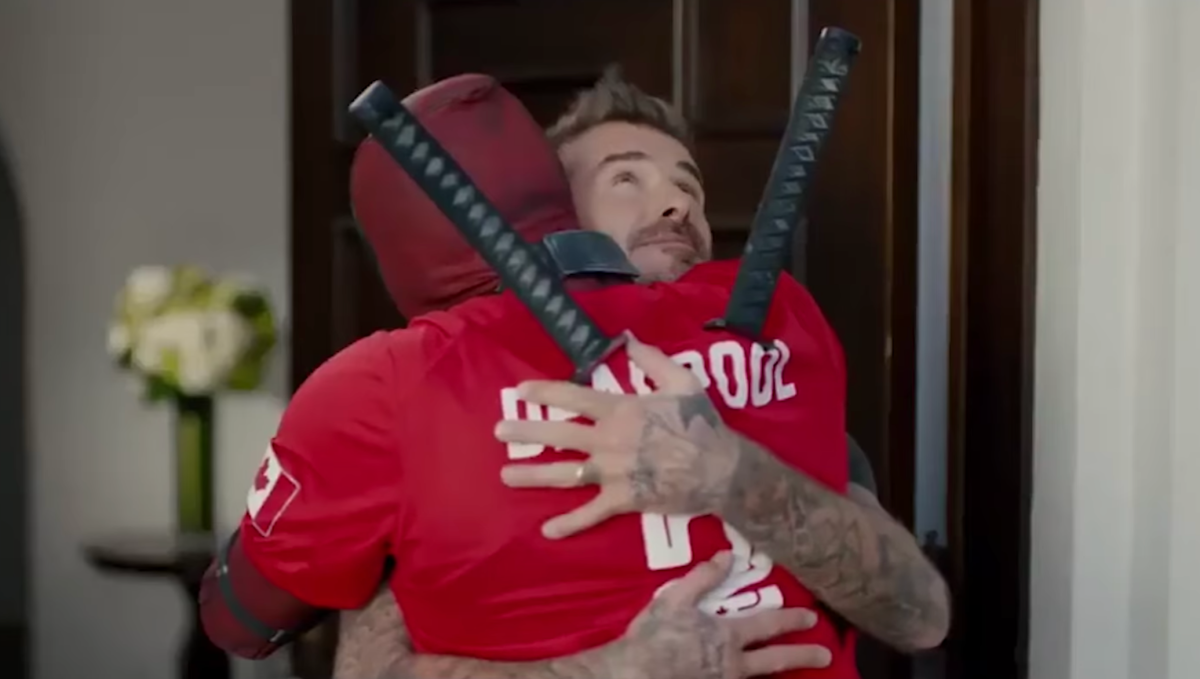 David Beckham and Deadpool Hug It Out in New Trailer - InsideHook