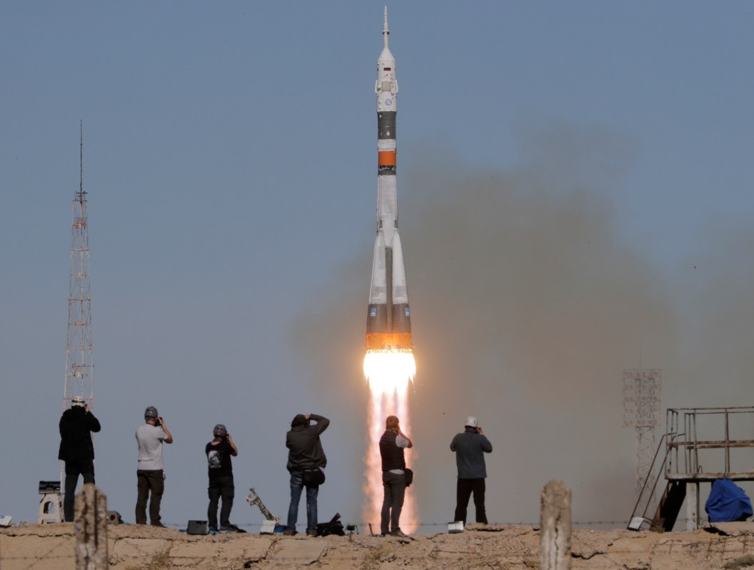 American and Russian Astronauts Make Emergency Landing After Rocket ...