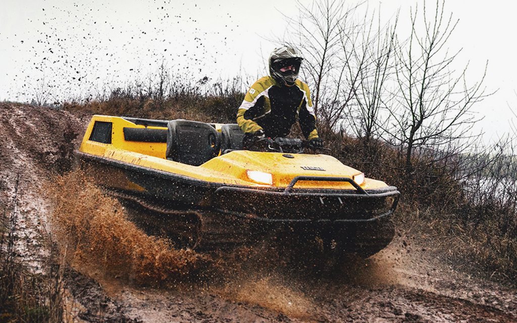 Tinger Track S500 Waterproof ATV Made for Land and Water - InsideHook