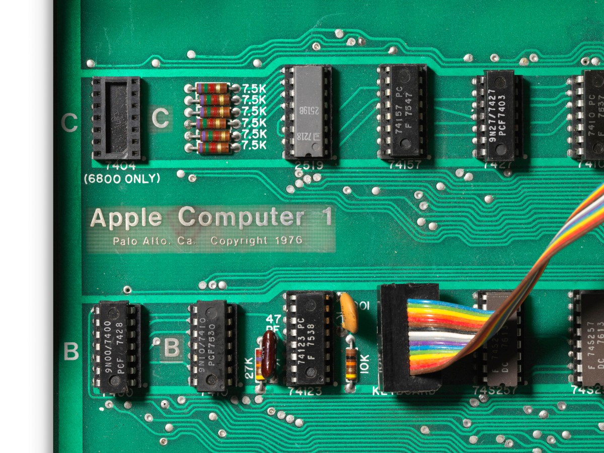 How You Can Own One of the Last Remaining Apple-1 Computers - InsideHook
