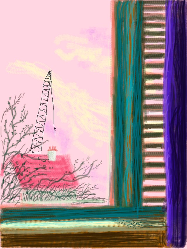 David Hockney Turns to iPad Drawings in "My Window" - InsideHook