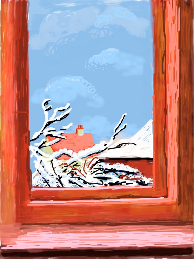 David Hockney Turns to iPad Drawings in "My Window" - InsideHook