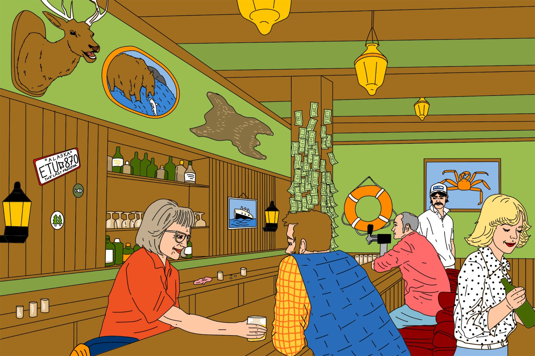 Inside the Rowdy, Reckless Boomtown Bars of Alaska in the 1970s ...