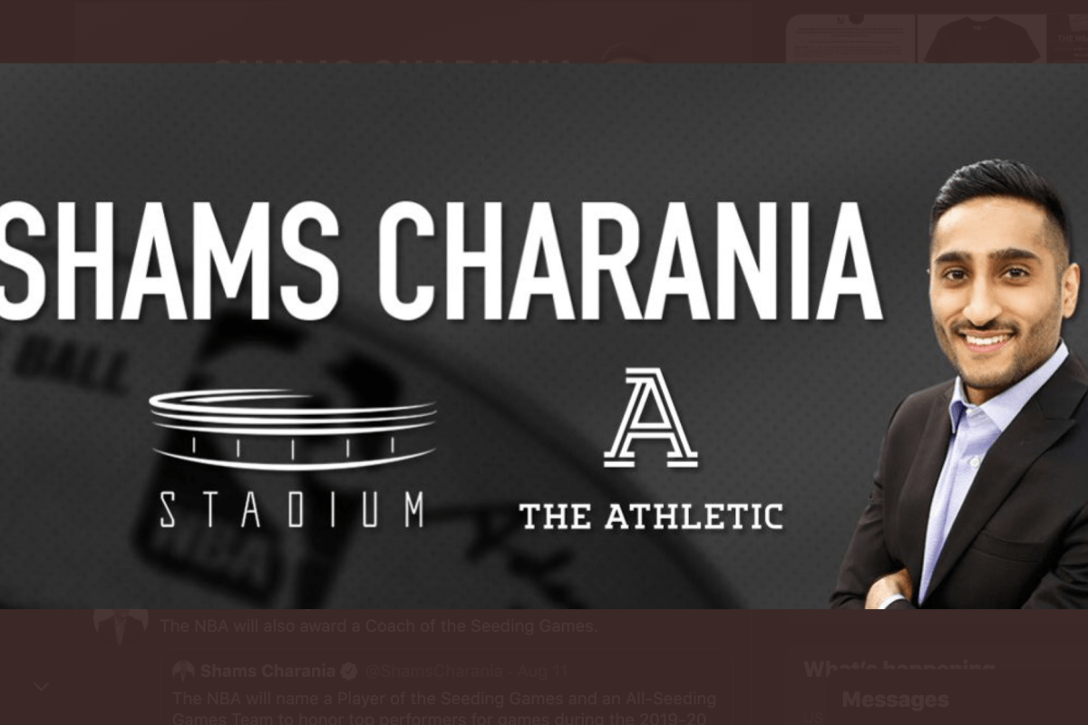 NBA Reporter Shams Charania to Hit Free Agency in Playoffs - InsideHook