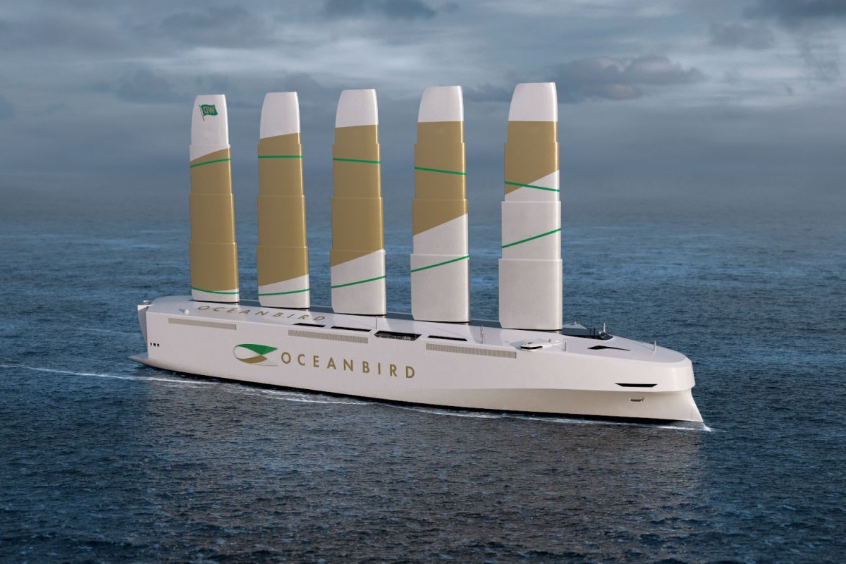 Proposed Cargo Ship Uses Wings to Travel With Wind - InsideHook