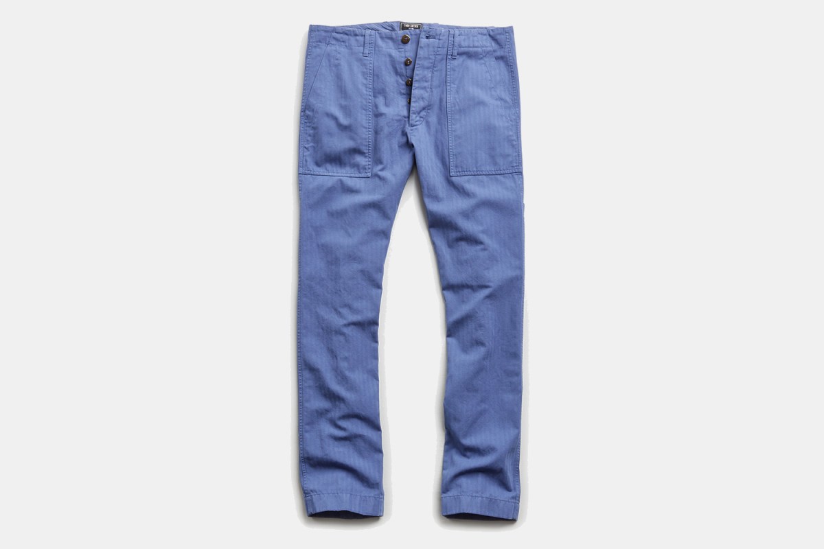 Todd Snyder's Herringbone Camp Pants Are 57% Off - InsideHook
