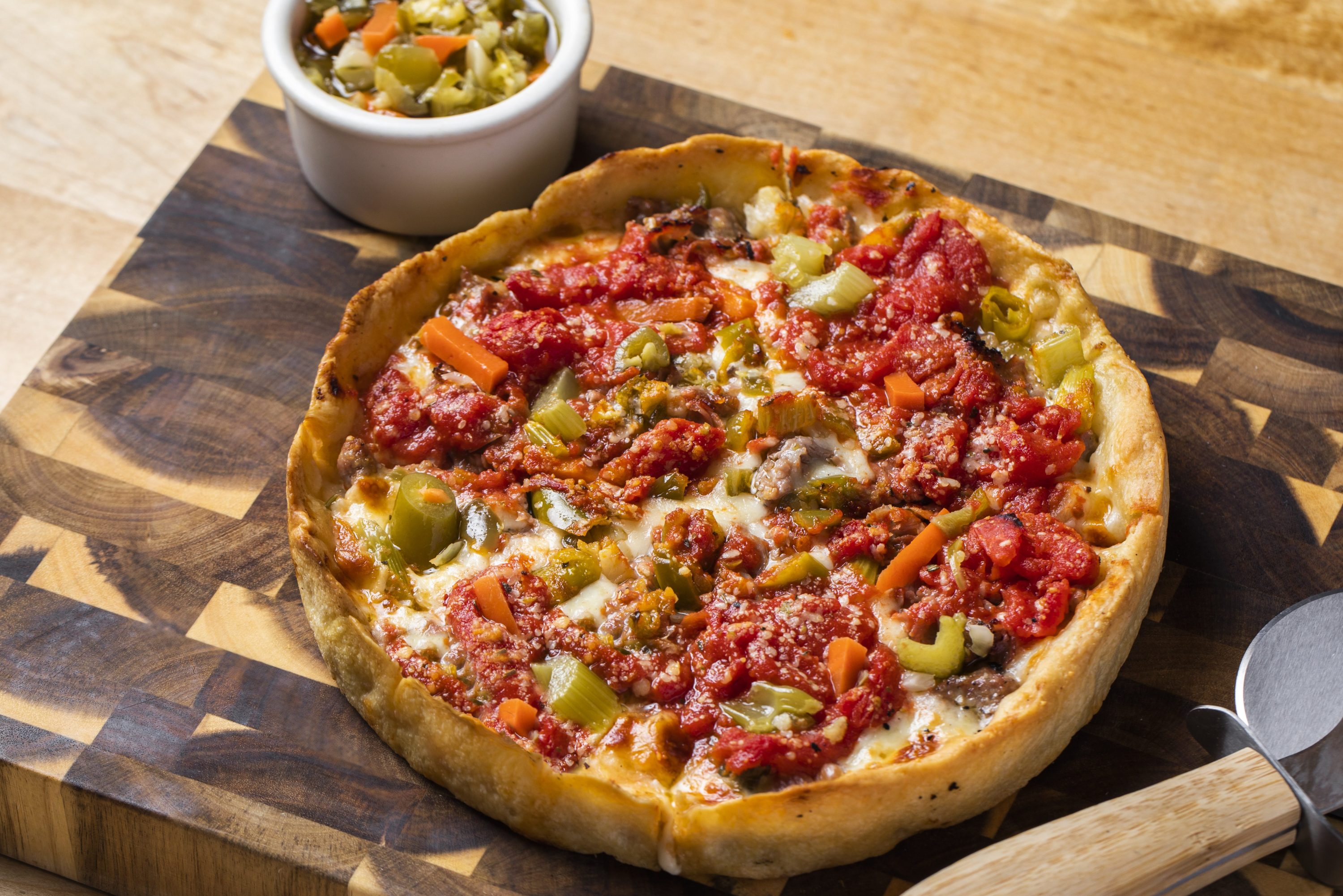 Make the Giardiniera Lou Malnati's Uses on Italian Beef Deep Dish Pizza ...