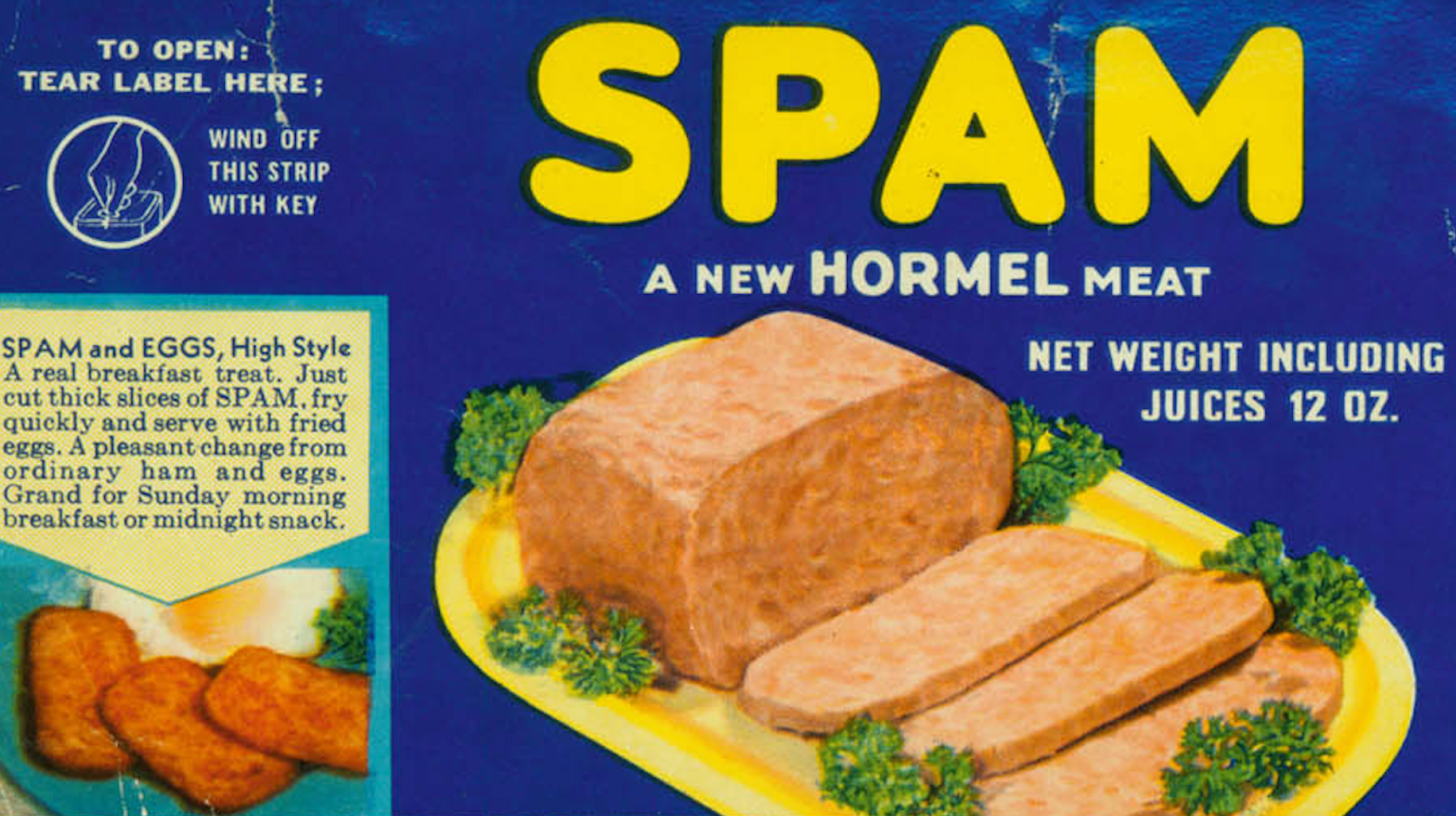 A Visual History of Spam to Celebrate the Little Blue Can's 85th ...
