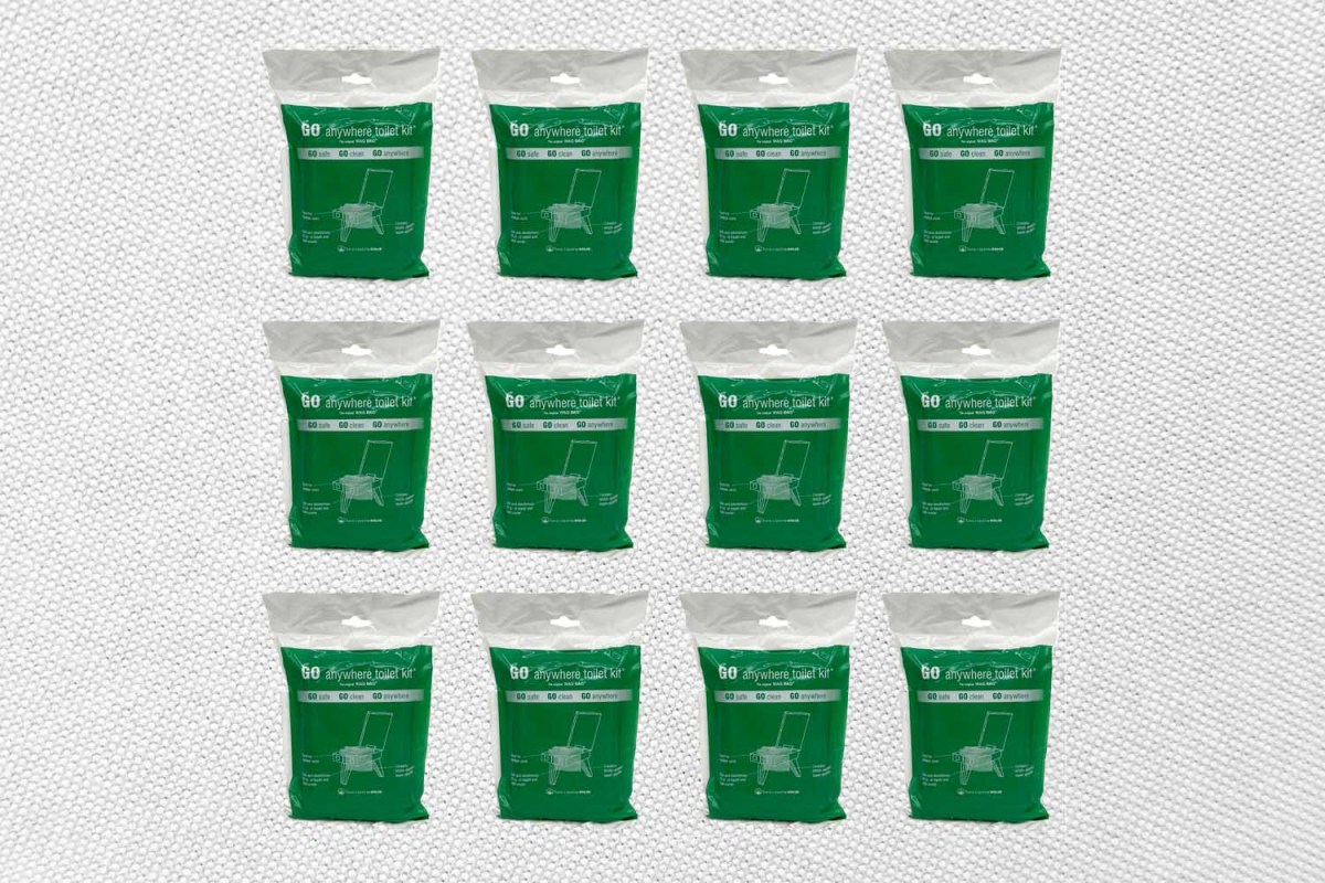 Cleanwaste GO Anywhere Toilet Kit Waste Bags - InsideHook