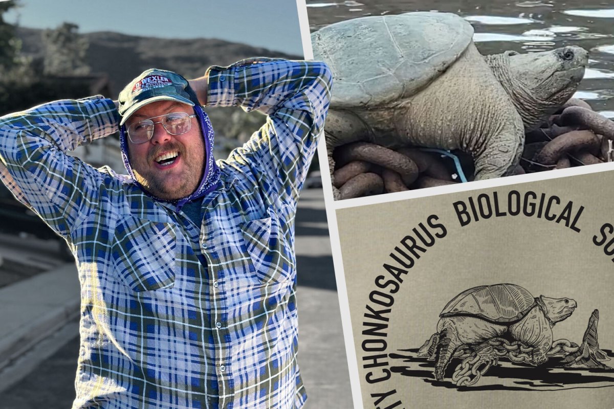 This Man Discovered "Chonkosaurus," Chicago’s Viral Turtle - InsideHook