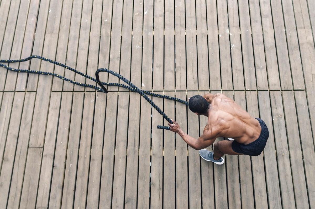 15-Minute Battle Rope Workout | InsideHook - InsideHook