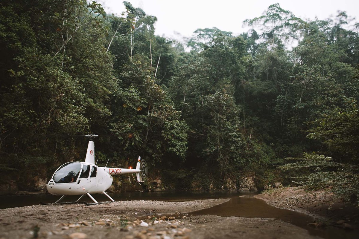 What It's Like to Heli-Fish the Bolivian Amazon - InsideHook