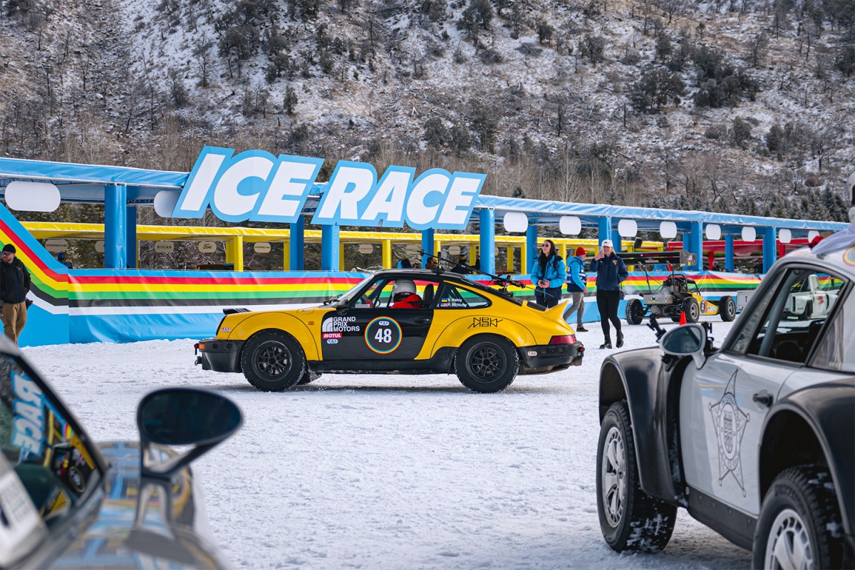 Snow Drifts and Sacred Porsches at Aspen’s First F.A.T. Ice Race ...