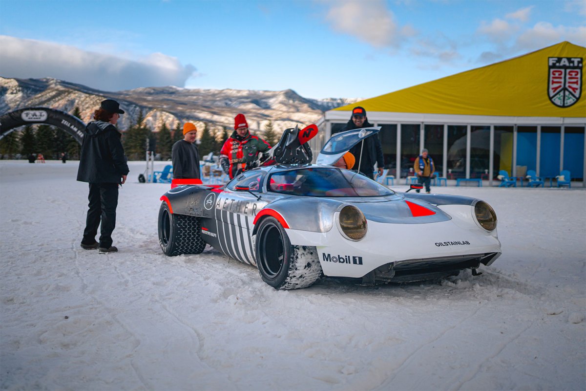 Snow Drifts and Sacred Porsches at Aspen’s First F.A.T. Ice Race ...