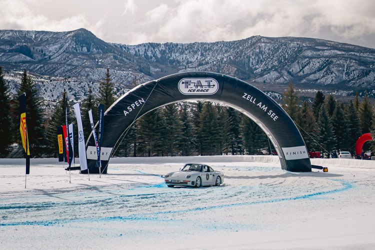 Snow Drifts and Sacred Porsches at Aspen’s First F.A.T. Ice Race ...