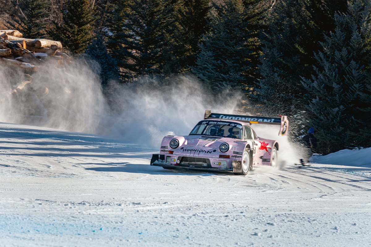 Snow Drifts and Sacred Porsches at Aspen’s First F.A.T. Ice Race ...