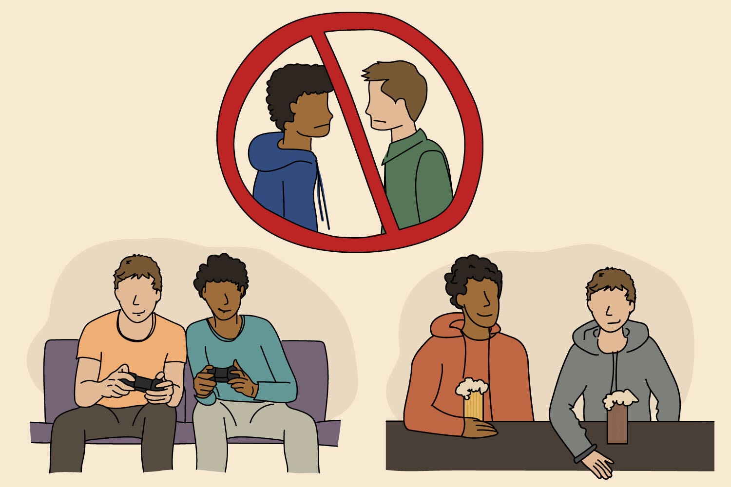 Why Do Men Prefer Side-by-Side Interaction? - InsideHook