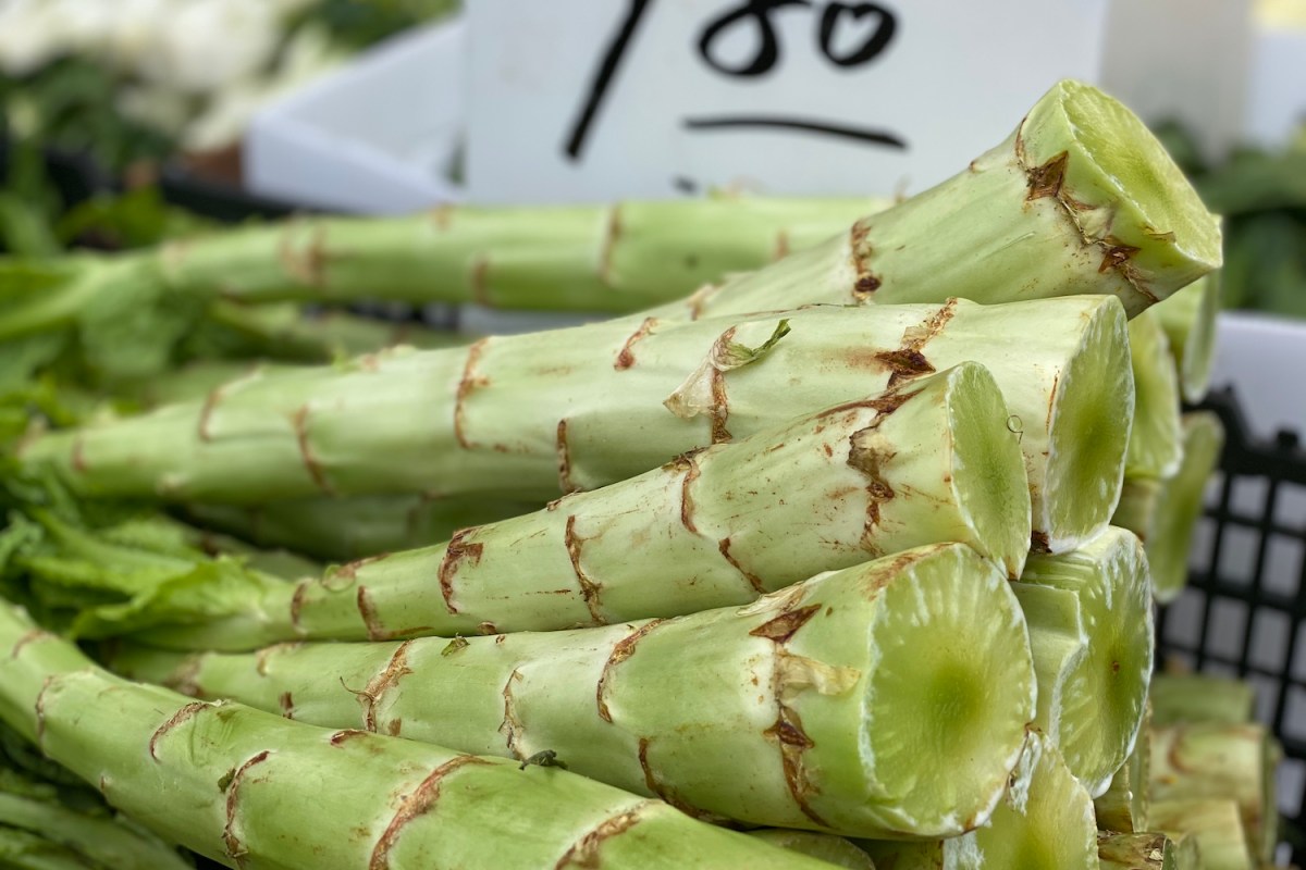 Razor Clam Recipe With Celtuce and Vegetable XO Sauce - InsideHook