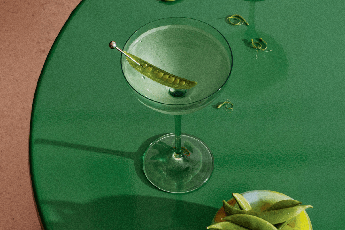This Snap Pea Recipe Breathes New Life Into the Martini - InsideHook