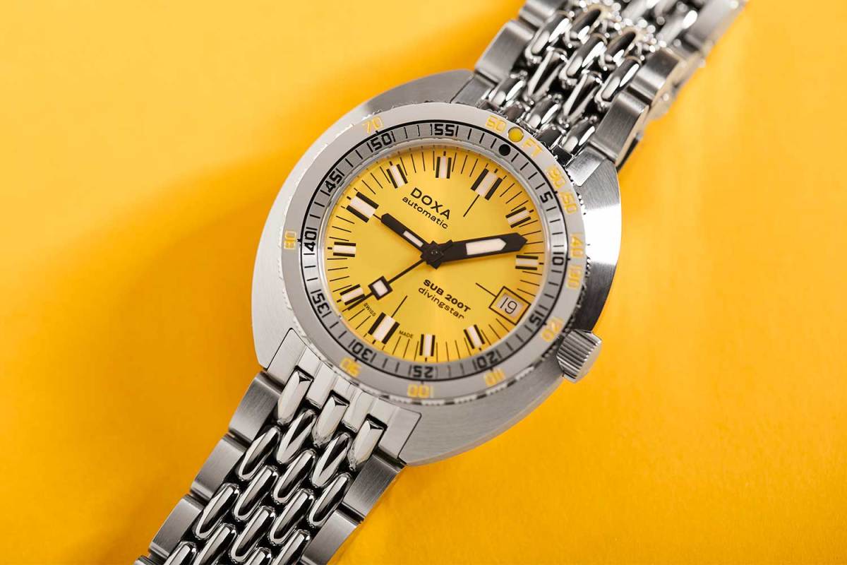 Doxa Finally Delivers the Goldilocks Dive Watch: The Sub 200T - InsideHook