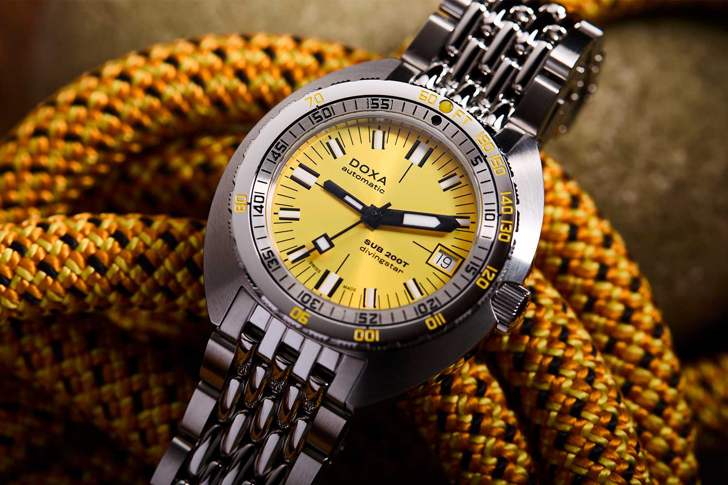 Doxa Finally Delivers the Goldilocks Dive Watch: The Sub 200T - InsideHook