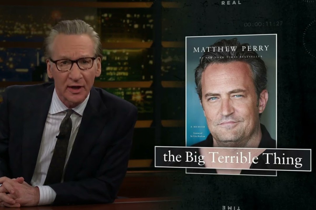 Bill Maher Reflected on Matthew Perry’s Death on “Real Time” - InsideHook