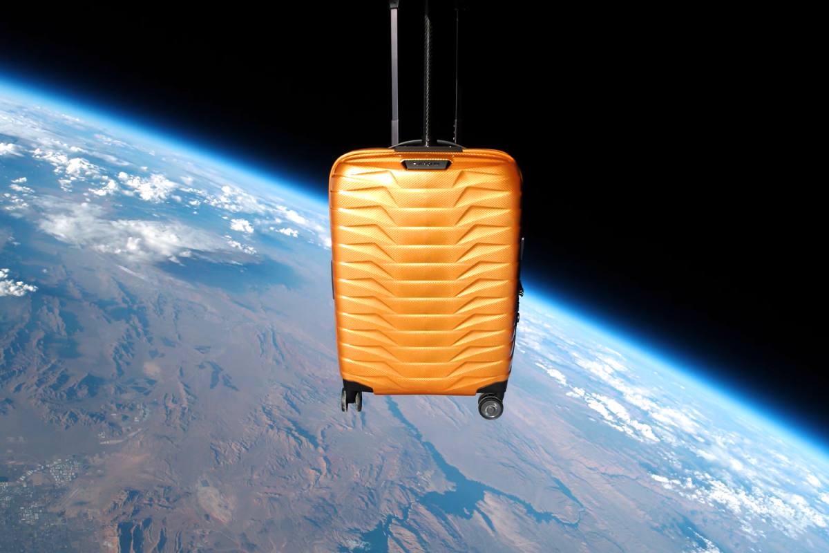 This Samsonite Carry-On Went to Space...Literally - InsideHook