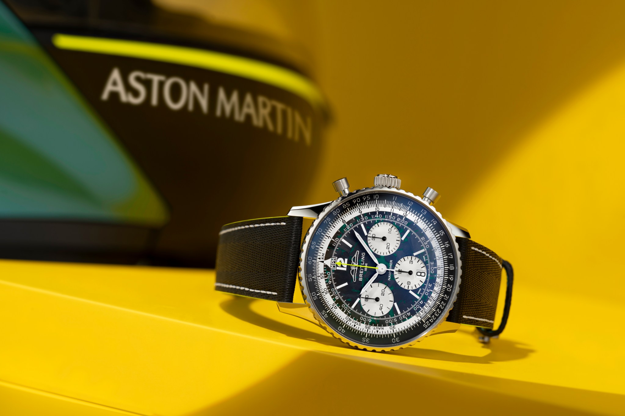 Breitling and Aston Martin's First-Ever Titanium Navitimer - InsideHook